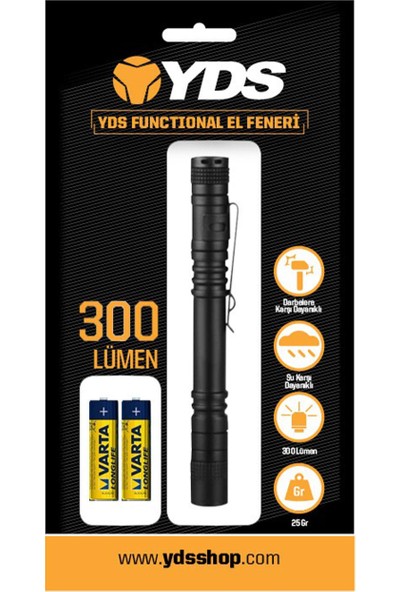 Yds Tactıcal Penlıght (Kalem Boy, Güçlü El Feneri)