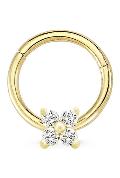 Altınsepeti Altın Çiçek Modeli Tragus Piercing AS47PC