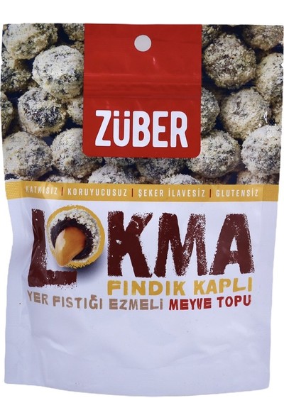 Züber Lokma Fındık Kaplı Meyve Topu