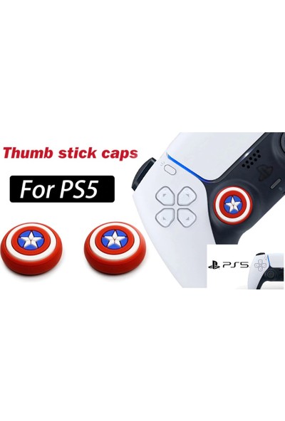 Feza Ps5 Dualsense 1 Çift Kabartma Desenli Analog Başlığı