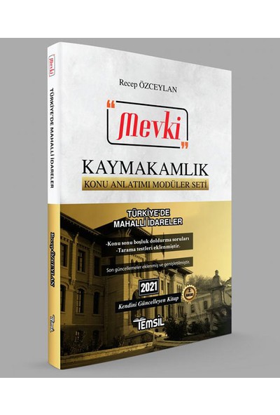 Mevki Kaymakamlık Türkiye'de Mahalli Idareler - Recep Özceylan Mevki Kaymakamlık Türkiye'de Mahalli Idareler - Recep Özceylan
