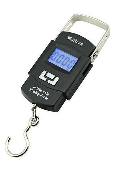 Weiheng Elektronik Hassas Terazi 50 kg Kapasite Dijital El Kantarı Çelik