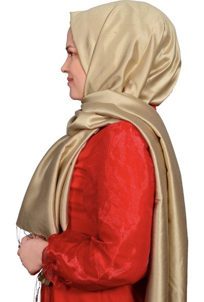 hintbazar Osmanlı Beji Çift Taraflı Ipek Şal