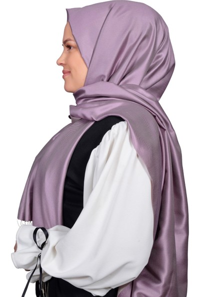 hintbazar Leylak Çift Taraflı Ipek Şal