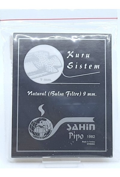 Şahin Balsa Filtre 9mm 20LI Paket Şahin Balsa Filtre 9mm 20LI Paket