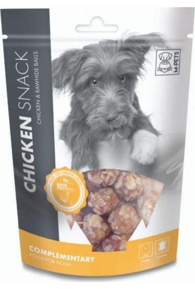 M-Pets Köpek Ödül Maması Tavuk Topları 80 gr