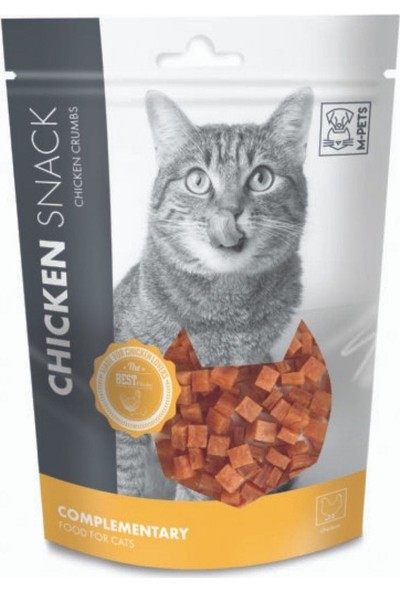 M-Pets Kedi Ödül Maması Tavuk Küpleri 80 gr M-Pets Kedi Ödül Maması Tavuk Küpleri 80 gr