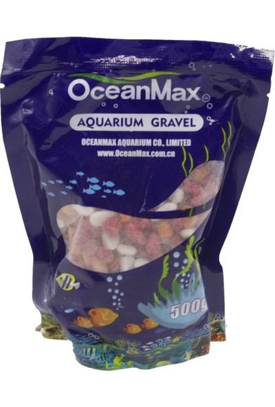 Ocean Max 201226-OCEANMAX Mix Color Renkli Çakıl 5-8mm 500GR Ocean Max 201226-OCEANMAX Mix Color Renkli Çakıl 5-8mm 500GR