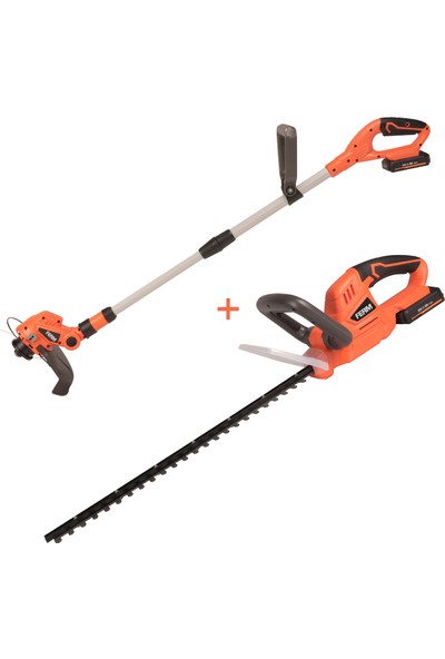 Ferm Power HTM1002 Şarjlı Çit Kesme Makinesi 20V 2AH + Ferm Power GTM1003 Şarjlı Çim Kenar Kesme Makinesi 20V 2AH Ferm Power HTM1002 Şarjlı Çit Kesme Makinesi 20V 2AH + Ferm Power GTM1003 Şarjlı Çim Kenar Kesme Makinesi 20V 2AH