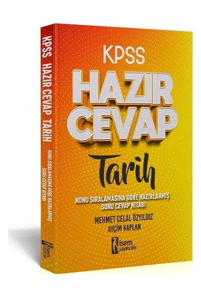 Isem Yayıncılık KPSS Hazır Cevap Tarih Soru Bankası