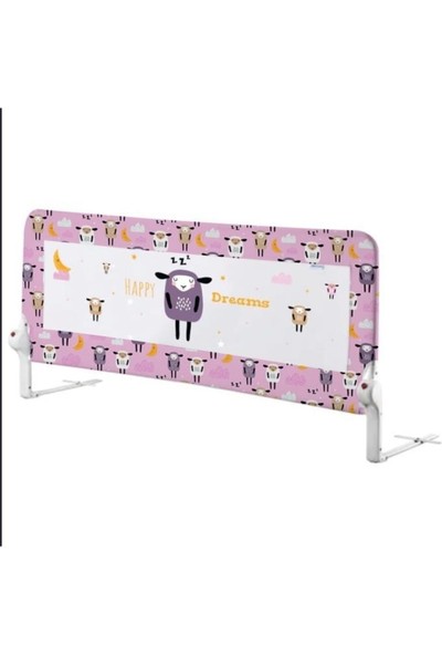 Guimo Bebek Güvenlik Yatak Bariyeri 120 cm Kuzu Desenli Katlanabilir Guimo Bebek Güvenlik Yatak Bariyeri 120 cm Kuzu Desenli Katlanabilir