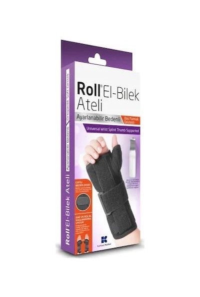 Roll El Bilek Ateli Başparmak Destekli Ayarlanabilir Çift Yönlü Roll El Bilek Ateli Başparmak Destekli Ayarlanabilir Çift Yönlü