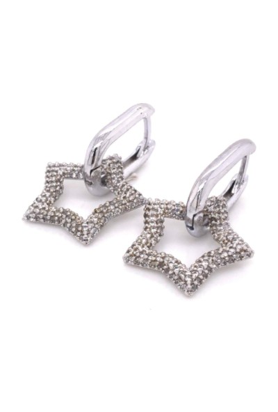 Vintrend Zirkon Taşlı Yıldız Küpe