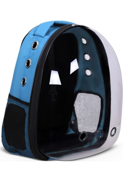 Nunbell Capo Pet Mavi Şeffaf Astronot Kedi ve Köpek Taşıma Çantası 42 x 22 x 33 cm Nunbell Capo Pet Mavi Şeffaf Astronot Kedi ve Köpek Taşıma Çantası 42 x 22 x 33 cm