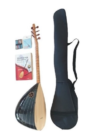 Serhat Müzik Bağlama Kısa Sap - Siyah Beyaz Çizgili Serhat Müzik Bağlama Kısa Sap - Siyah Beyaz Çizgili