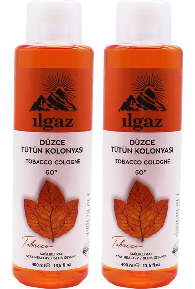 Ilgaz 2 Adet Kalıcı Tütün Kolonyası 2 x 400 ml Ilgaz 2 Adet Kalıcı Tütün Kolonyası 2 x 400 ml