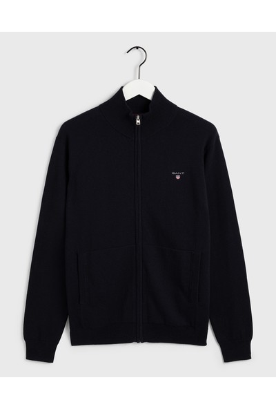 Gant Erkek Lacivert Yün Fermuarlı Triko 83104.405