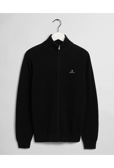 Gant Erkek Siyah Fermuarlı Triko 8030524.5