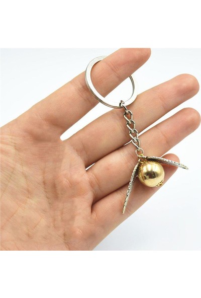 Alp Collection Harry Potter Hogwarts Sarı Metal Snitch Hediyelik Anahtarlık Alp Collection Harry Potter Hogwarts Sarı Metal Snitch Hediyelik Anahtarlık