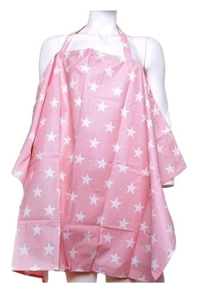 Moje Emzirme Örtüsü Pembe-Yıldızlı