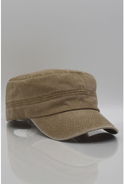 Külah Erkek Castro Şapka Kasket Eskitme Kep-Bej