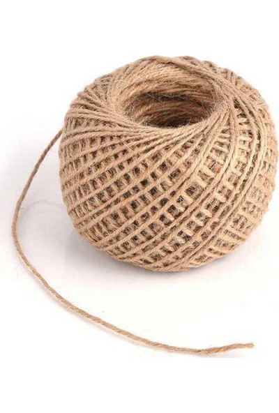 Lumenn Natural Jüt Hasır İP-100 Metre Hasır Ip-Kendir Çuval Ipi Lumenn Natural Jüt Hasır İP-100 Metre Hasır Ip-Kendir Çuval Ipi
