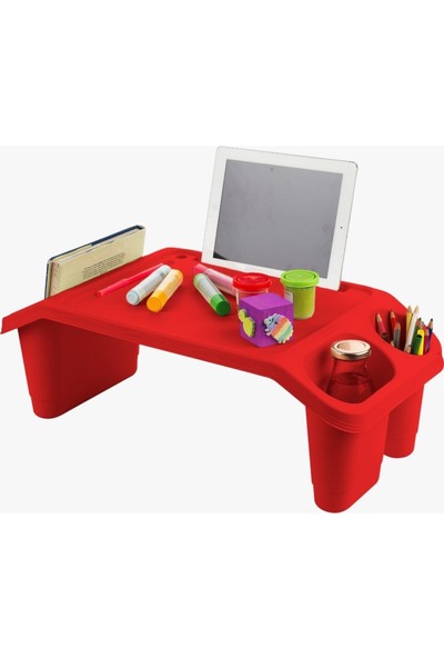 Sukudo Çocuklar Için Kırmızı Hobi Sehpası