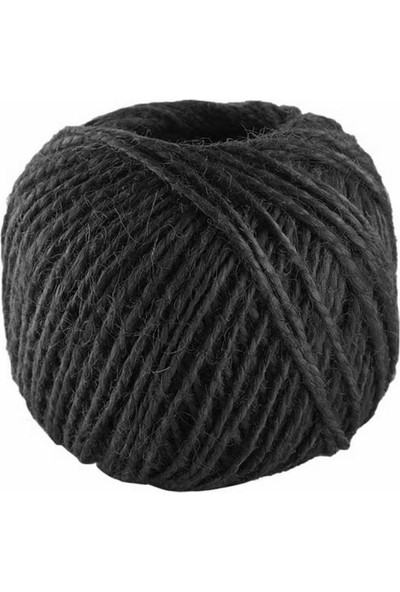 Lumenn Siyah Renkli Jüt Hasır İP-100 Metre Hasır Ip-Kendir Çuval Ipi Lumenn Siyah Renkli Jüt Hasır İP-100 Metre Hasır Ip-Kendir Çuval Ipi