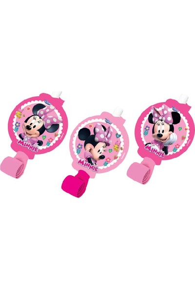 Parti Dünyası Minnie Mouse Kaynanadili 6 Adet