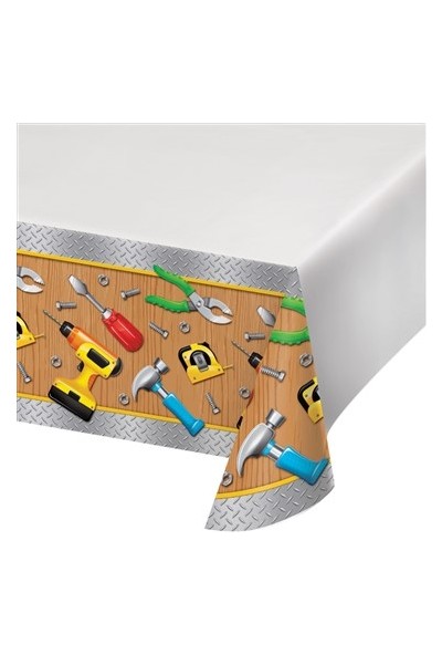 Parti Dünyası Tamirci Partisi Masa Örtüsü 137 x 259 cm Parti Dünyası Tamirci Partisi Masa Örtüsü 137 x 259 cm