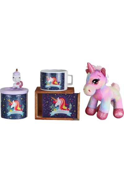 Hediye Kanalı Renkli Pembe Unicorn 15 cm Peluş Oyuncak Unicorn Ahşap Kutulu Kupa ve Kalemlik Hediye Seti Hediye Kanalı Renkli Pembe Unicorn 15 cm Peluş Oyuncak Unicorn Ahşap Kutulu Kupa ve Kalemlik Hediye Seti
