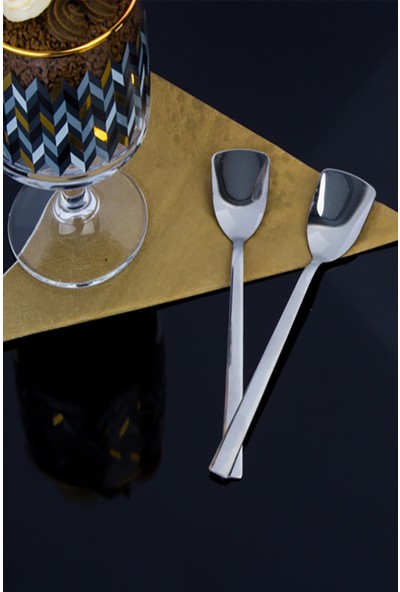 Pazarika Metal 6'lı Dondurma Kaşığı