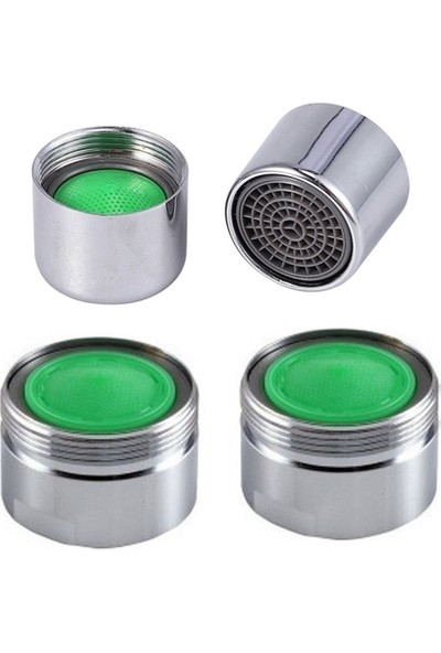 Aqua Cool 4'lü Batarya Ucu Iç ve Dış Diş Su Tasarruf Ucu Perlatör