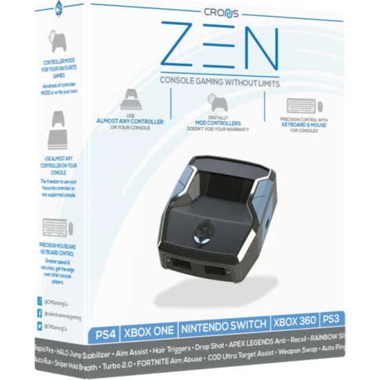 hepsiburada Zen Cronus Zen Ps4-Ps5- Xbox Yeni Nesil Macro Klavye Mouse ...