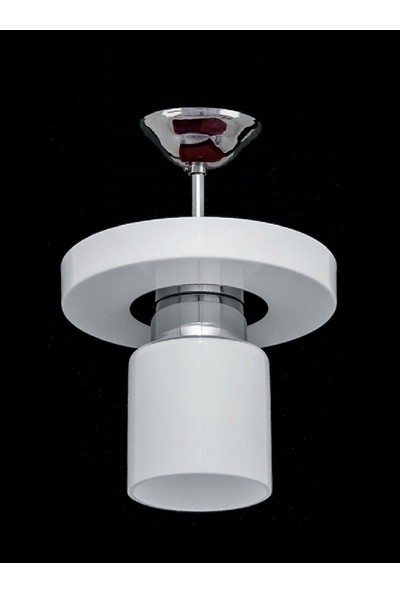 Sinem Avize 1005-1WHT Yuvarlak Modern Beyaz Tekli Avize Sinem Avize 1005-1WHT Yuvarlak Modern Beyaz Tekli Avize