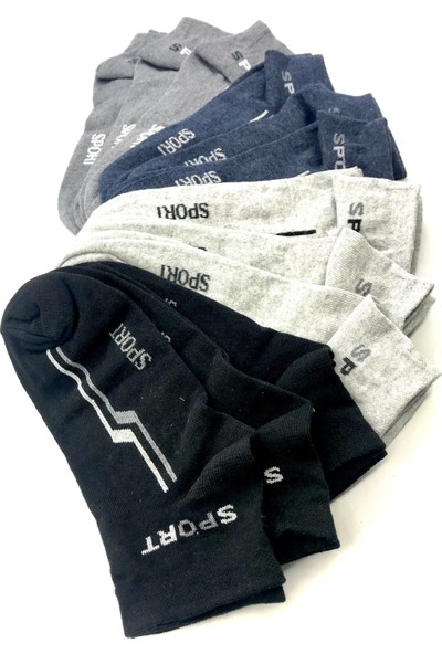 Black Arden Socks Erkek Patik 12'li