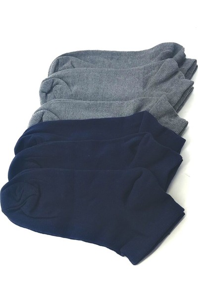 Black Arden Socks %100 Pamuk Erkek Patik Çorap 6'lı