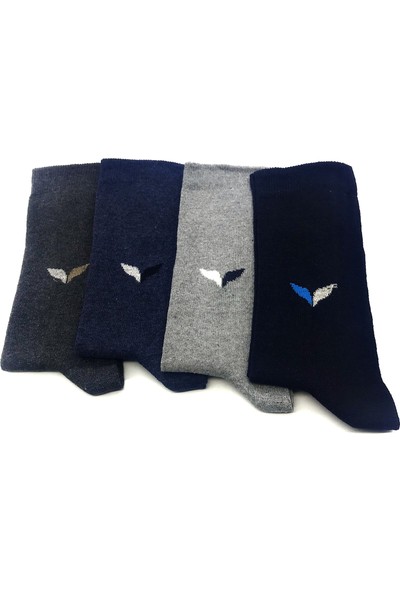 Black Arden Socks 4'lü Desenli Erkek Penye Çorap