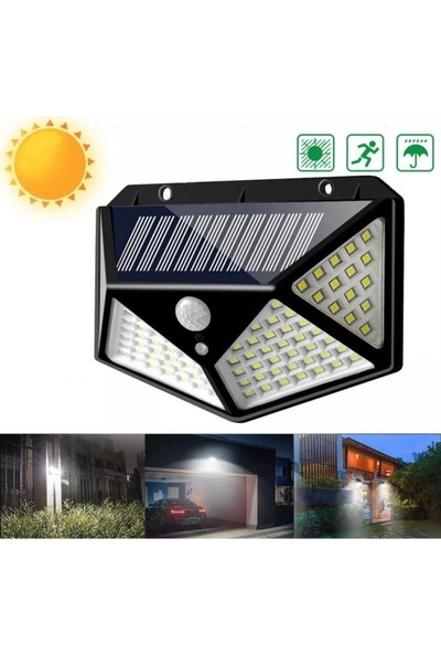 Sarfex Solar Güneş Enerjili Hareket Sensörlü 4 Taraflı Bahçe Garaj Ev Aydınlatma Lambası Sarfex Solar Güneş Enerjili Hareket Sensörlü 4 Taraflı Bahçe Garaj Ev Aydınlatma Lambası