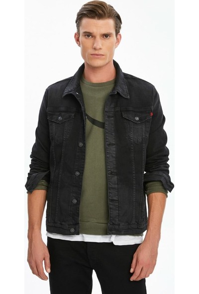 LTB Santino Y Vintage Black Wash Erkek Jeans Ceket LTB Santino Y Vintage Black Wash Erkek Jeans Ceket