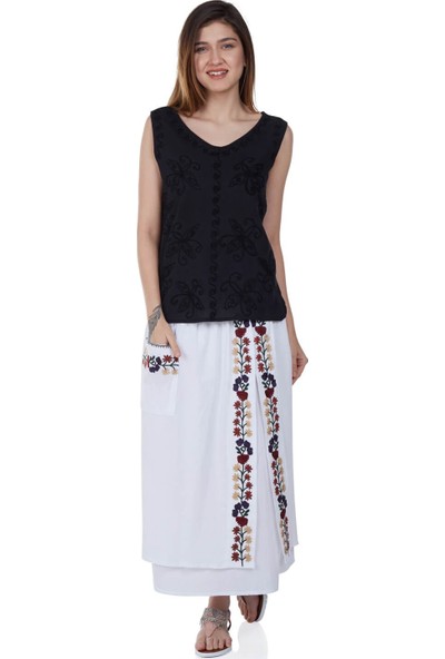 Eliş Şile Bezi Milas Etek Beyaz