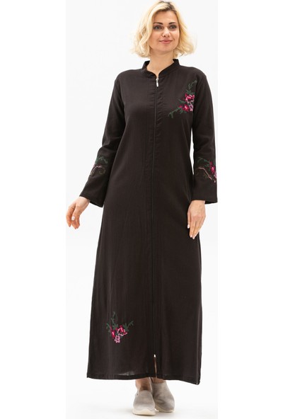 Eliş Şile Bezi Ayşenur Ferace Siyah