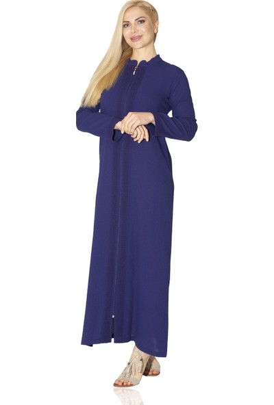 Eliş Şile Bezi Dantelli Ferace Mor