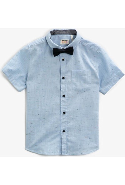 Koton Erkek Çocuk Gömlek Mavi
