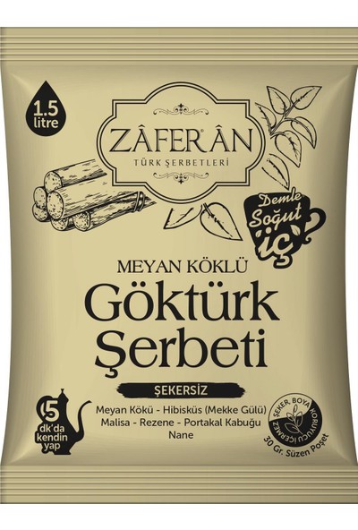 Zaferan Göktürk Şerbeti 30g