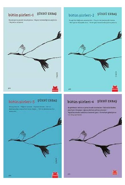Şükrü Erbaş Bütün Şiirleri 4 Kitap Set