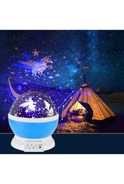Pazariz Star Master Dönen Yıldızlı Gökyüzü Projeksiyon Gece Lambası Mavi Pazariz Star Master Dönen Yıldızlı Gökyüzü Projeksiyon Gece Lambası Mavi