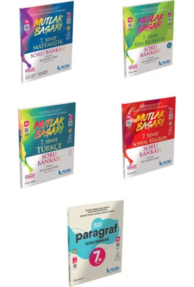 Muba Yayınları 7. Sınıf Mutlak Başarı Seti Muba Yayınları 7. Sınıf Mutlak Başarı Seti