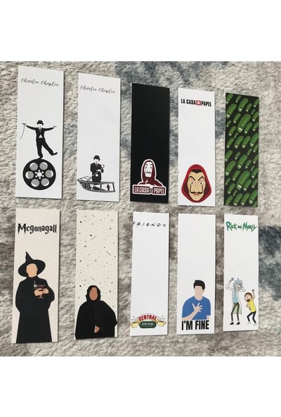 Paytak Moda PYTKKAYR00112 Dizi Film Kişi Desenli Kitap Ayraç Seti 10'lu Paytak Moda PYTKKAYR00112 Dizi Film Kişi Desenli Kitap Ayraç Seti 10'lu