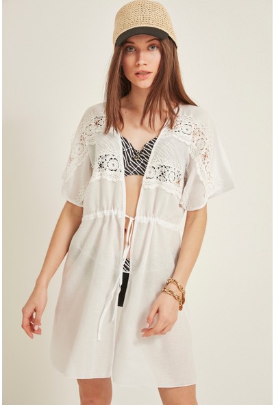 C&city Kadın Pareo Plaj Elbisesi 2007 Beyaz C&city Kadın Pareo Plaj Elbisesi 2007 Beyaz